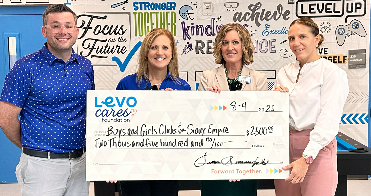 Levo Is Proud To Fund The Boys And Girls Club